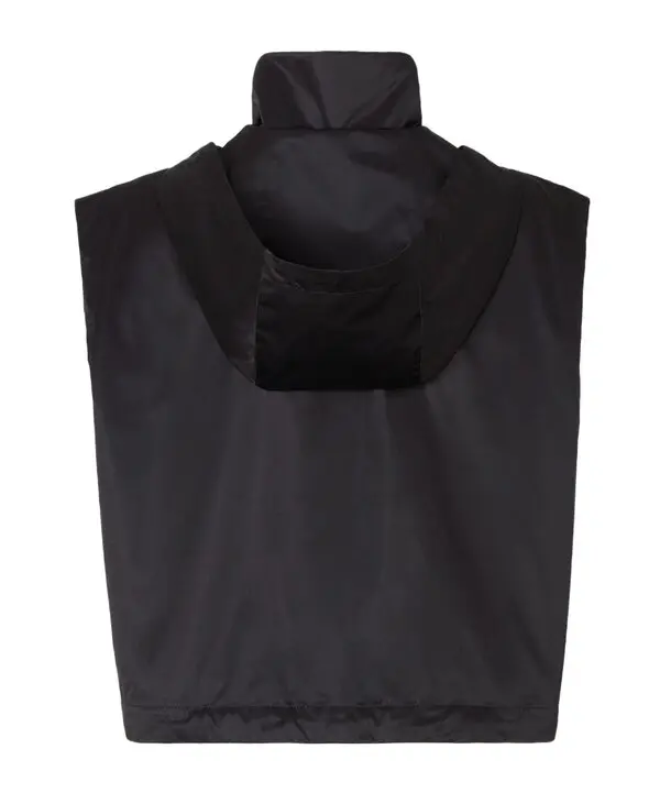 Fendi Hooded Drawstring Gilet - Black
