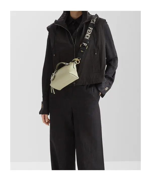 Fendi Hooded Drawstring Gilet - Black
