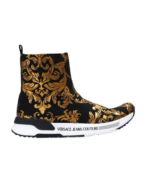 Versace Printed High Top Sneakers