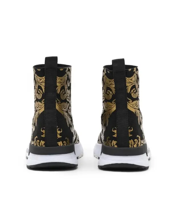 Versace Printed High Top Sneakers