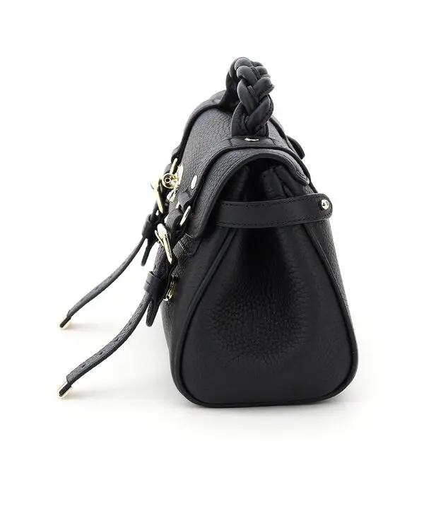 Mulberry Alexa Buckled Mini Crossbody Bag - Black