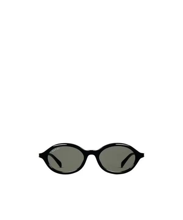 Gucci Oval Frame Sunglasses - Black