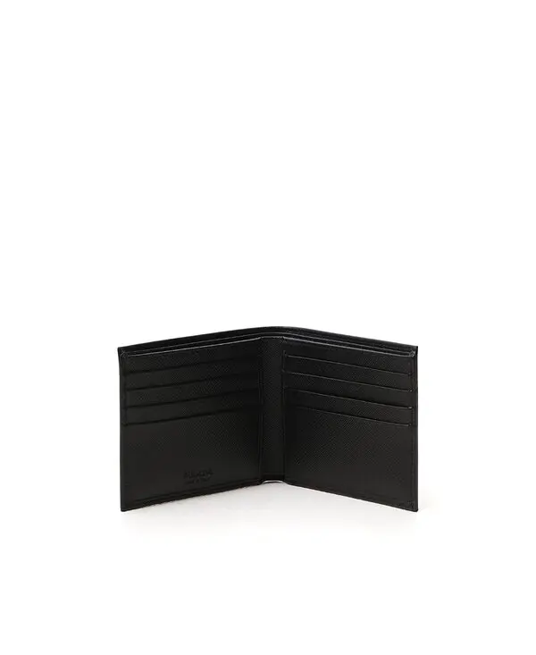 Prada Triangle Logo Bifold Wallet
