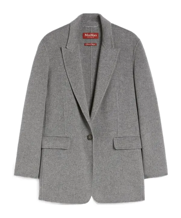 Max Mara Wool And Silk Double-cloth Blazer
