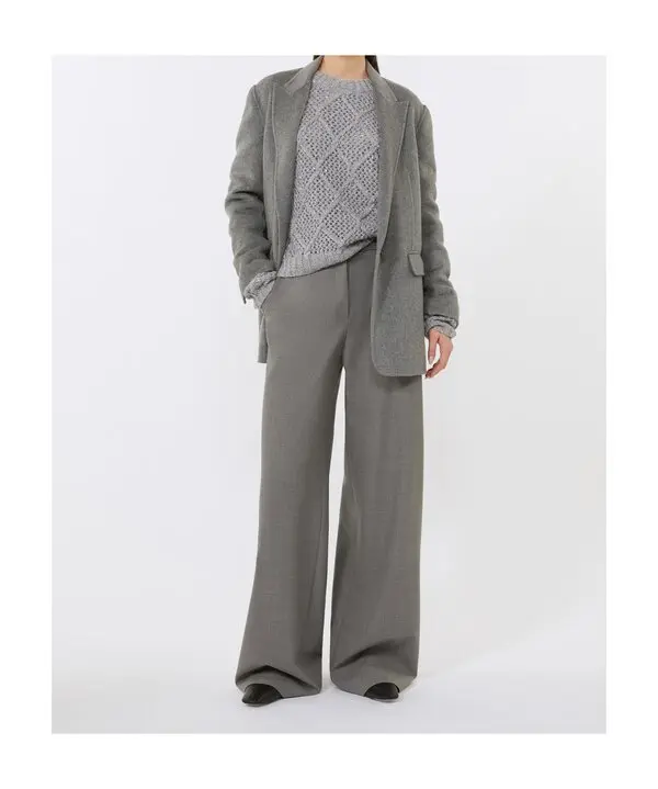 Max Mara Wool And Silk Double-cloth Blazer