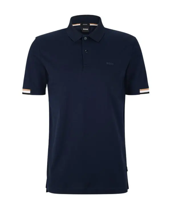 Hugo Boss Rubberized Logo Regular-fit Polo Shirt