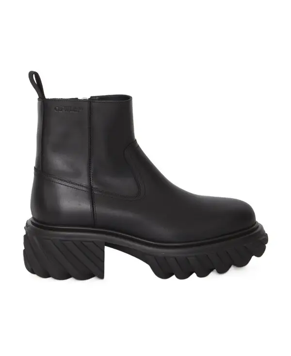 Off-White Tractor Motor Ankle Boots