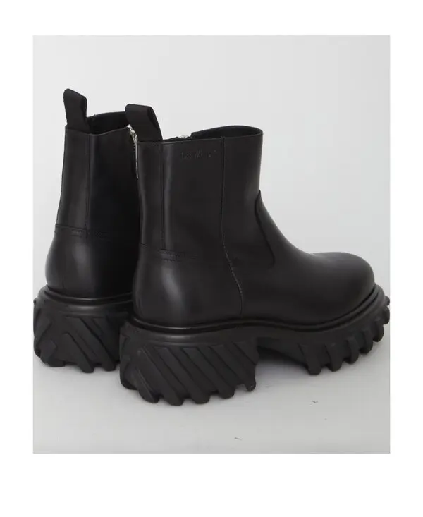 Off-White Tractor Motor Ankle Boots