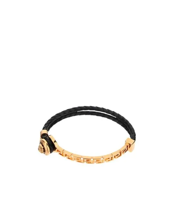 Versace Medusa Detailed Bracelet - Black