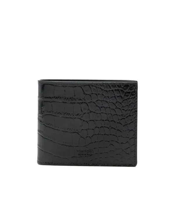 TOM FORD Bi-fold Wallet - Black