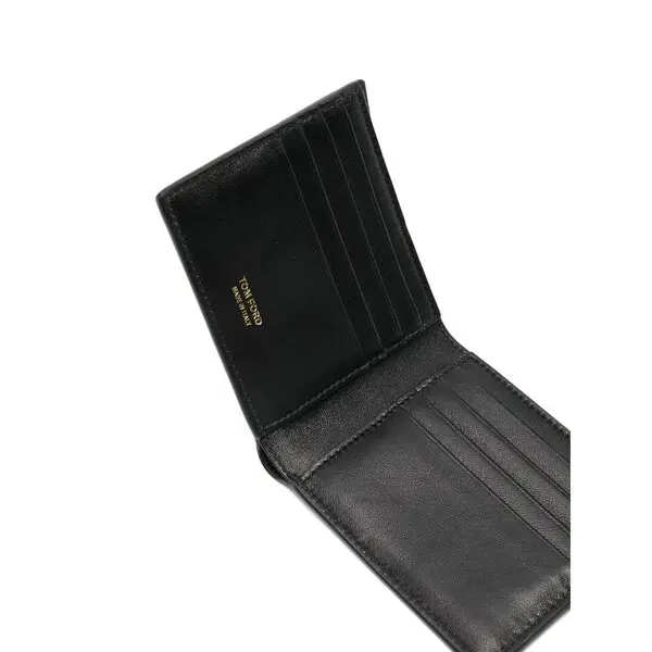 TOM FORD Bi-fold Wallet - Black