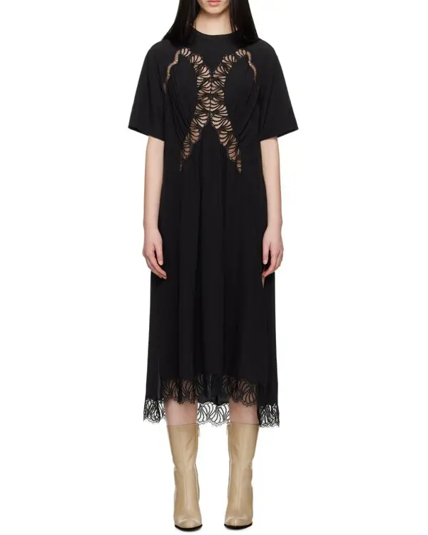 Stella McCartney Lace Detail A-line Dress