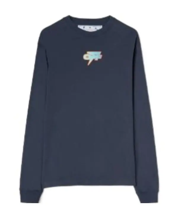 Off-White Logo Print Long Sleeve Sweatshirt