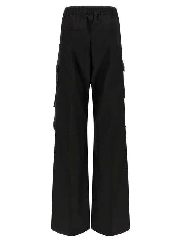 Rick Owens Wide-leg Cargo Pants With Drawstring