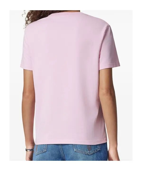 Versace Logo-appliqué Crewneck T-shirt - Purple