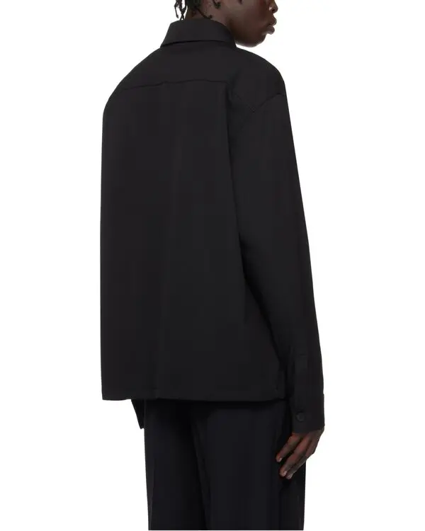 Balmain Logo Detailed Long Sleeved Overshirt