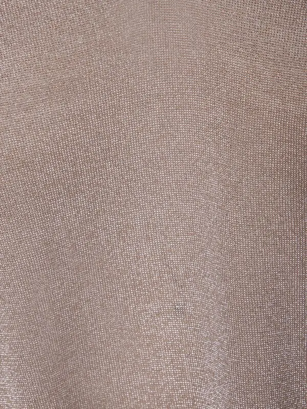 Fabiana Filippi Long Sleeve V-neck Jumper - Nude