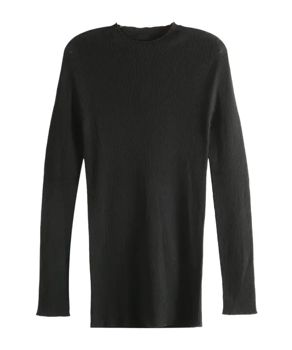 Rick Owens Long-sleeved Crewneck T-shirt