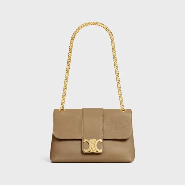 Celine Medium Victoire Bag In Supple Grained Calfskin