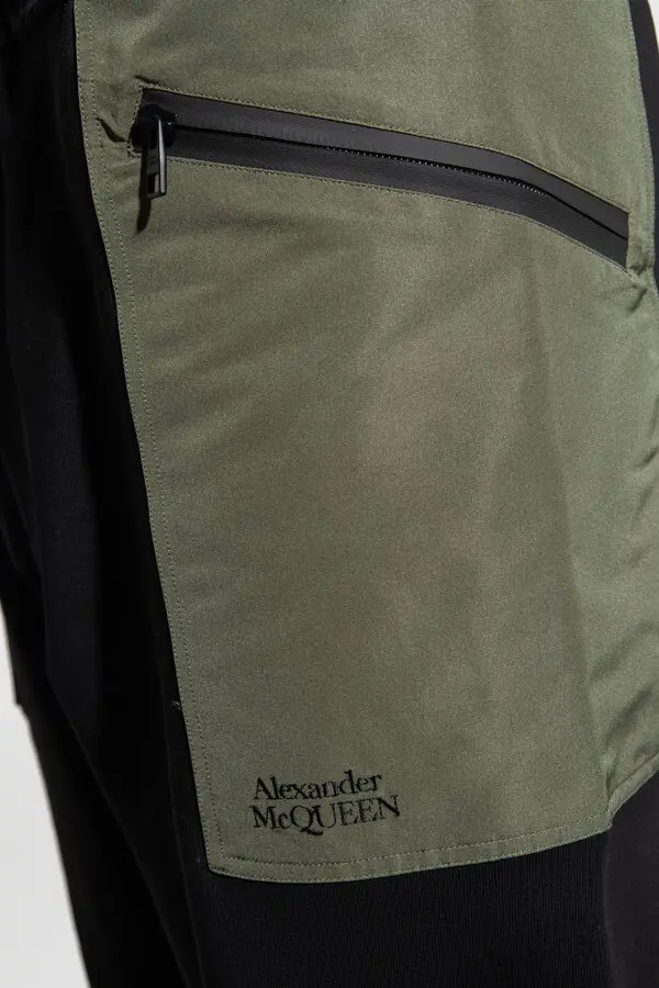 Alexander McQueen Logo Printed Straight-leg Track Pants