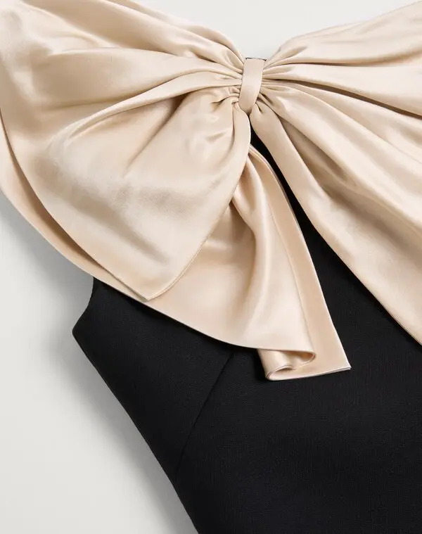 Valentino Garavani One-shoulder Dress With Bow Detail