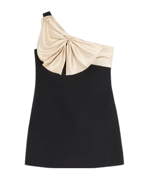 Valentino Garavani One-shoulder Bow Dress - No