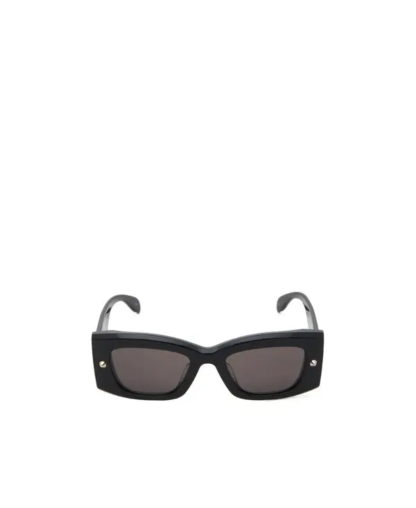Alexander McQueen Rectangle Frame Sunglasses - Gray