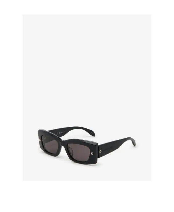 Alexander McQueen Rectangle Frame Sunglasses - Gray