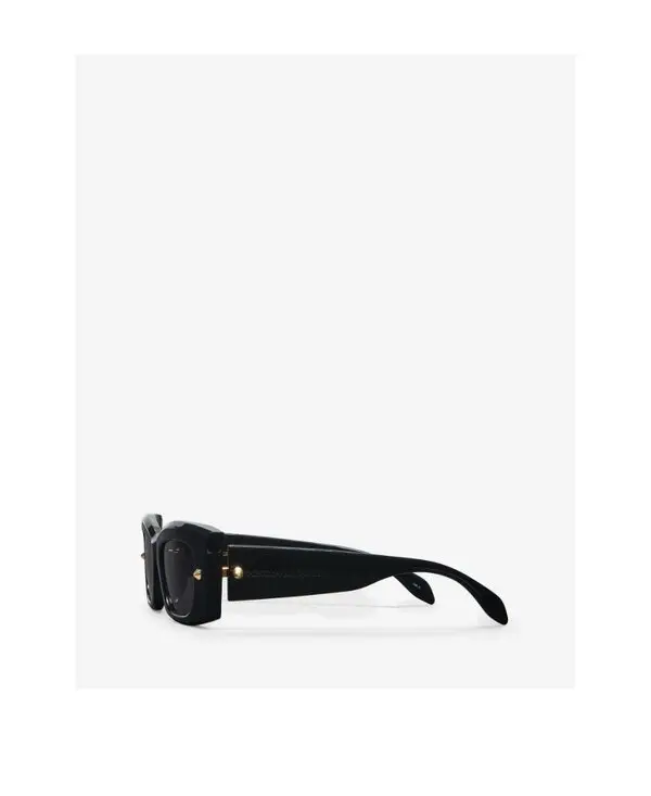 Alexander McQueen Rectangle Frame Sunglasses - Gray