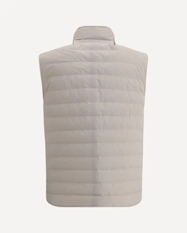 Brunello Cucinelli Quilted Zipped Gilet - Gray