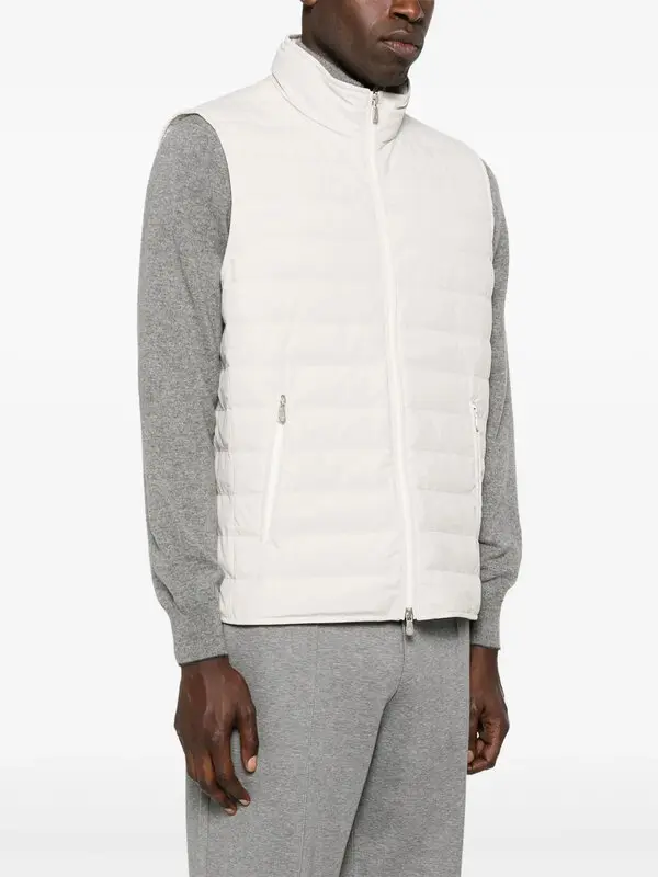 Brunello Cucinelli Quilted Zipped Gilet
