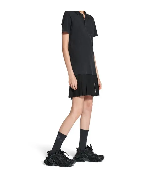 Balenciaga Embellished Runner Sneakers - Black
