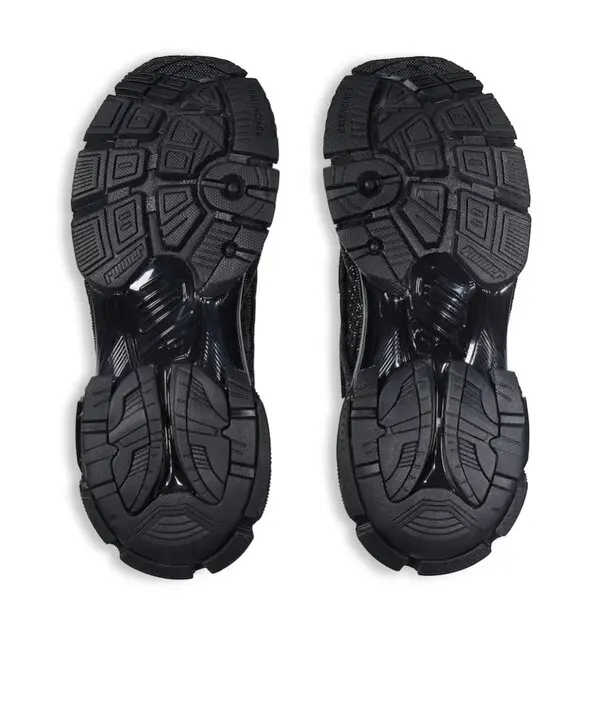 Balenciaga Embellished Runner Sneakers - Black