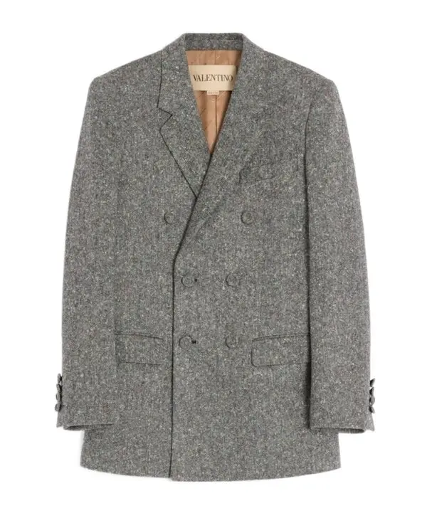 Valentino Garavani Double-breasted Long-sleeved Blazer