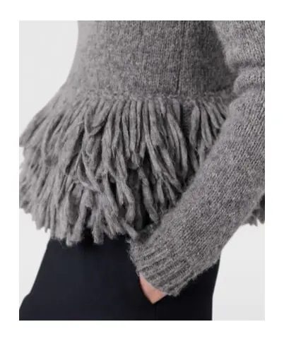 Stella McCartney Peplum Detailed Crewneck Jumper