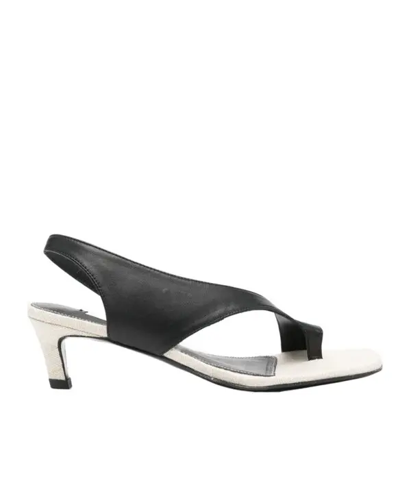 TOTEME 45mm Leather Slingback Sandals