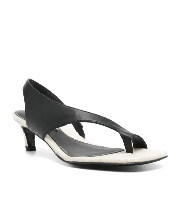 TOTEME 45mm Leather Slingback Sandals