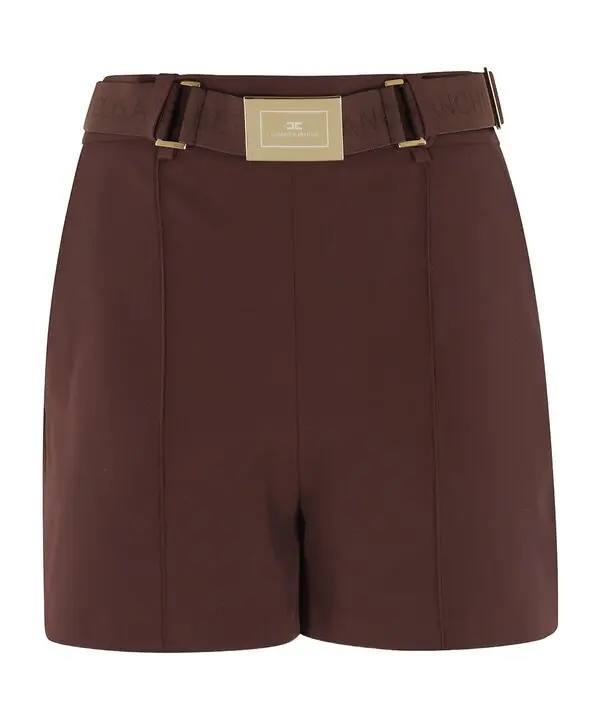 Elisabetta Franchi Belted Tailored Shorts