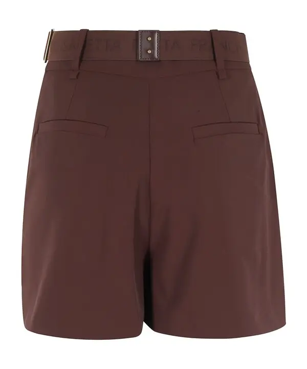Elisabetta Franchi Belted Tailored Shorts