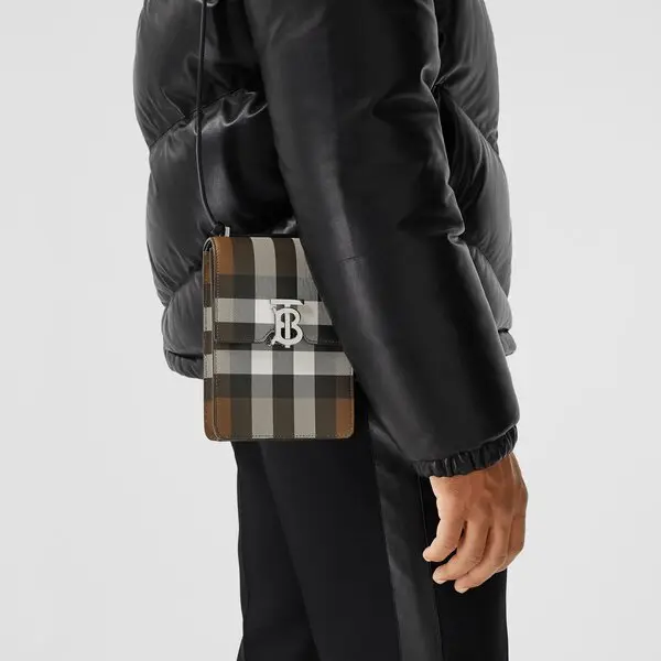 Burberry Robin Check Satchel Bag