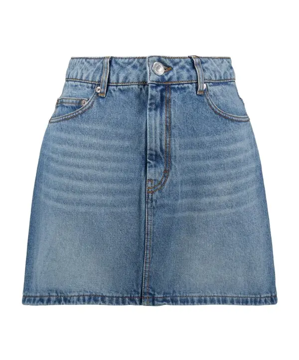 AMI Paris Denim Mini Skirt