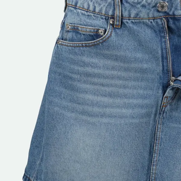 AMI Paris Denim Mini Skirt
