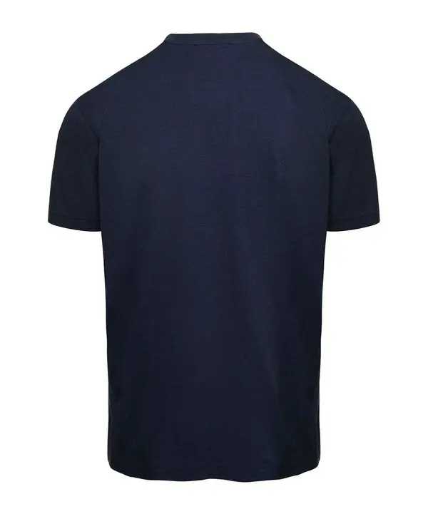 TOM FORD Crewneck Short-sleeved T-shirt - Blue