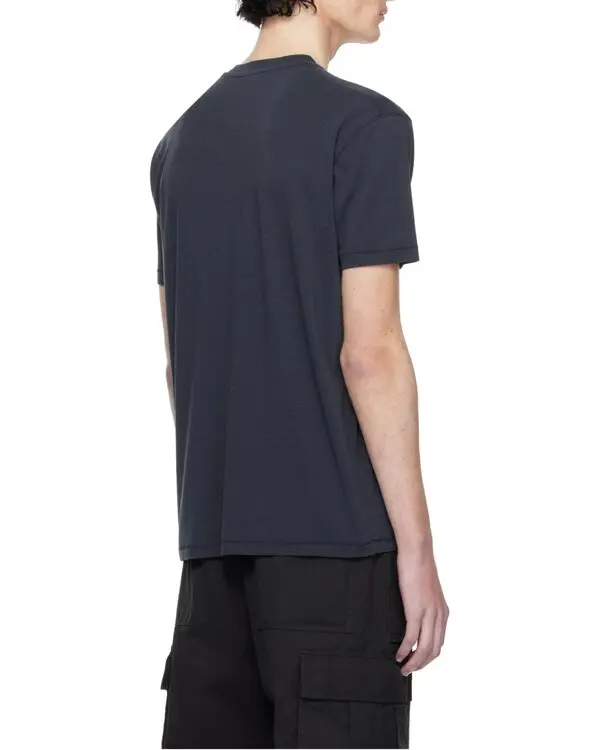TOM FORD Crewneck Short-sleeved T-shirt - Blue