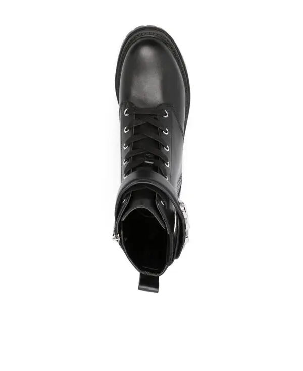 Michael Kors Parker Logo Plaque Ankle Boots