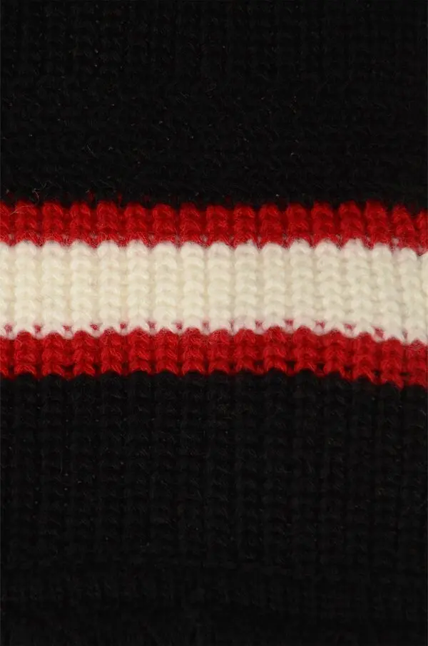 Marni College-style Knitted Scarf