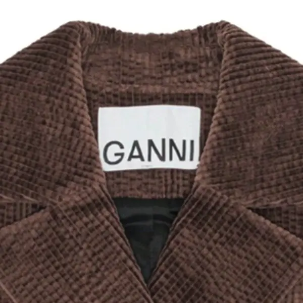 GANNI Corduroy Button Waistcoat