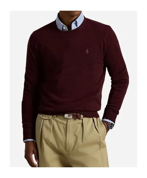 Polo Ralph Lauren Embroidered Crewneck Jumper - Brown