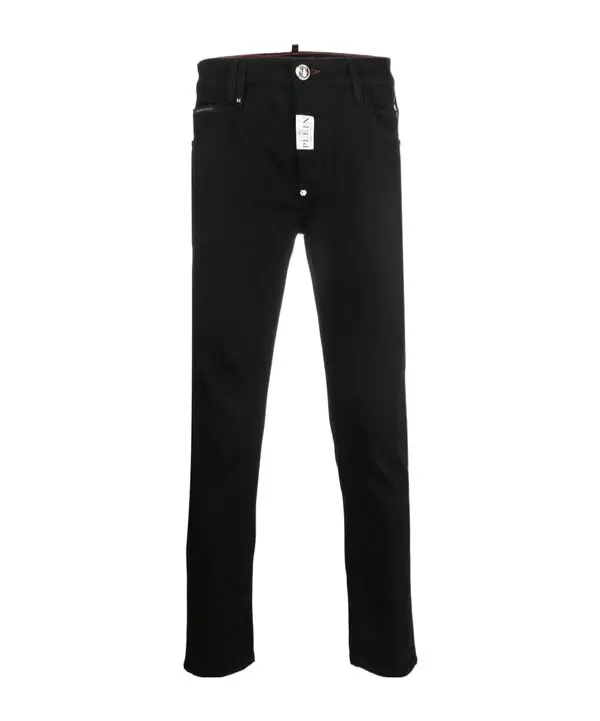 Philipp Plein Belt-loop Jeans - Black
