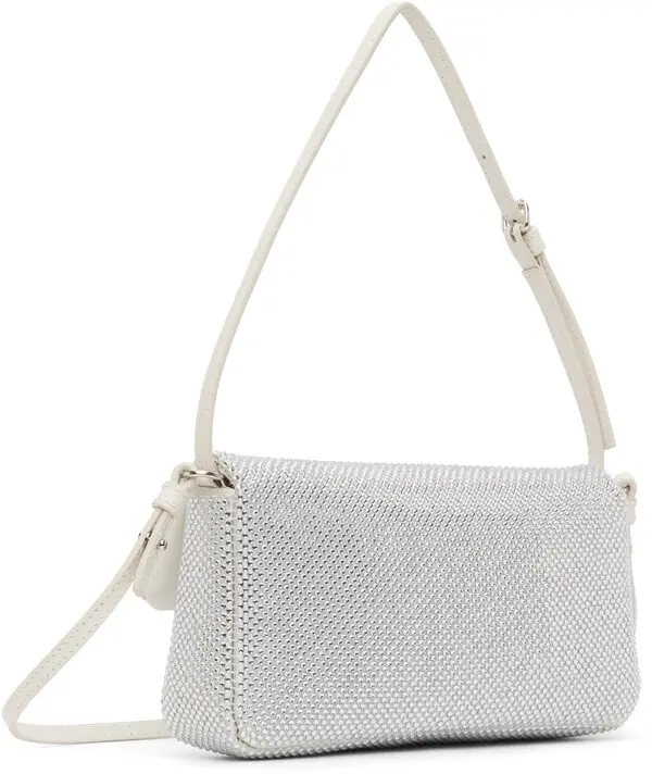 Off-White Jitney 0.7 Arrow Motif Shoulder Bag - Gray